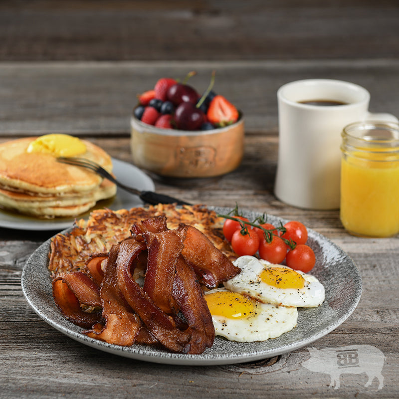 Buy Thick Sliced Double Smoked Bacon | Baker's Bacon