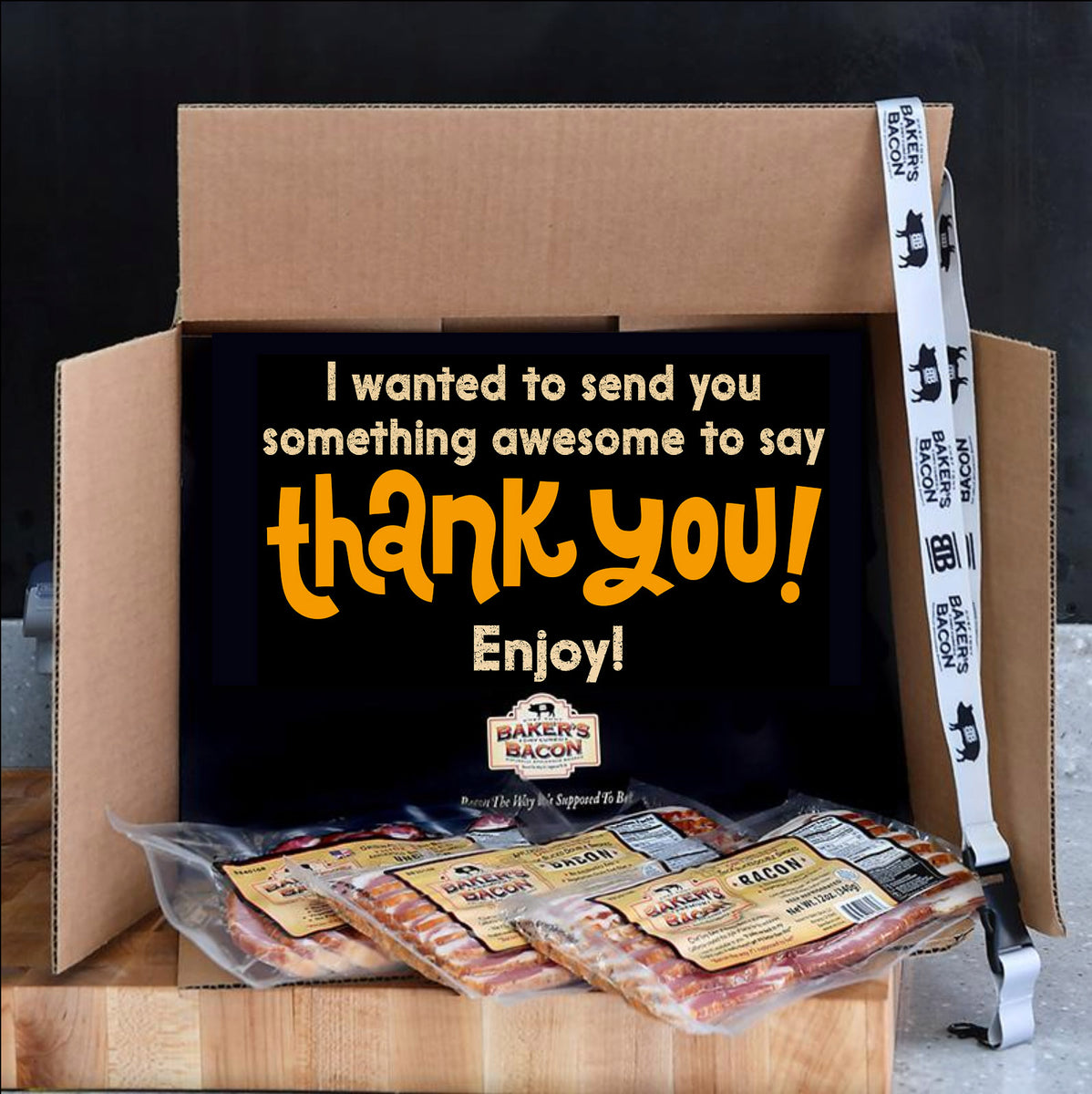 Buy Bacon Gift Box | Baker's Bacon